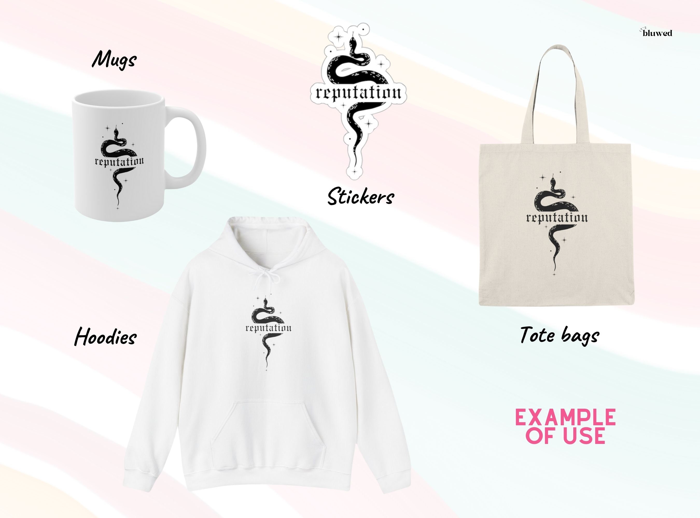 Taylor Swift Reputation Snake Png Svg, Reputation Merch, Swiftie Gift ...