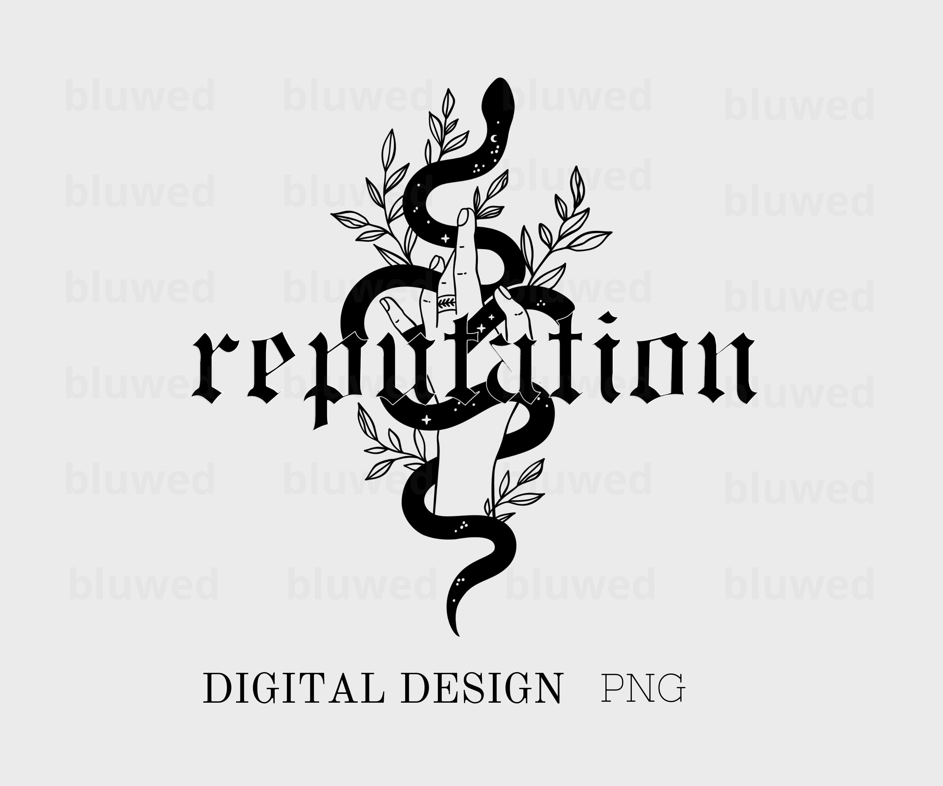 Taylor Swift Reputation Snake Png, Reputation Merch, Swiftie Gift, Rep ...