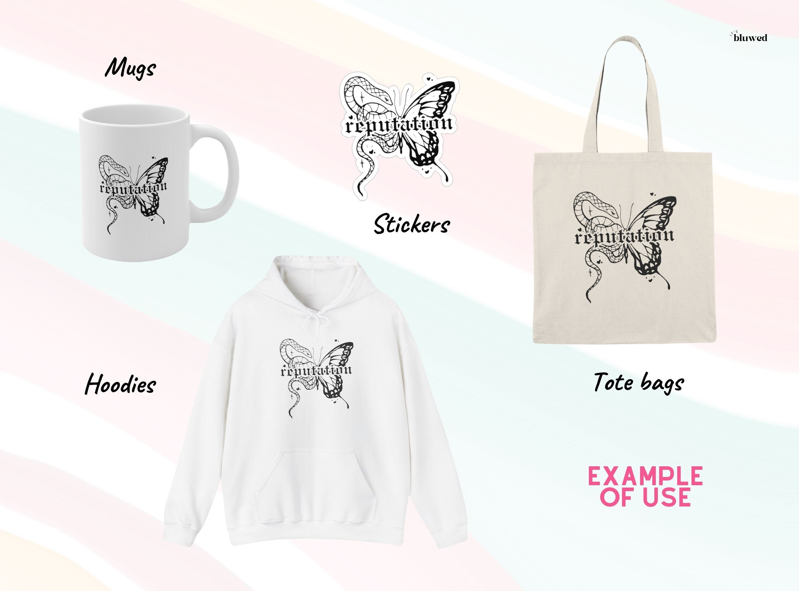 Taylor Swift Reputation Snake Png Svg, Reputation Merch, Swiftie Gift ...