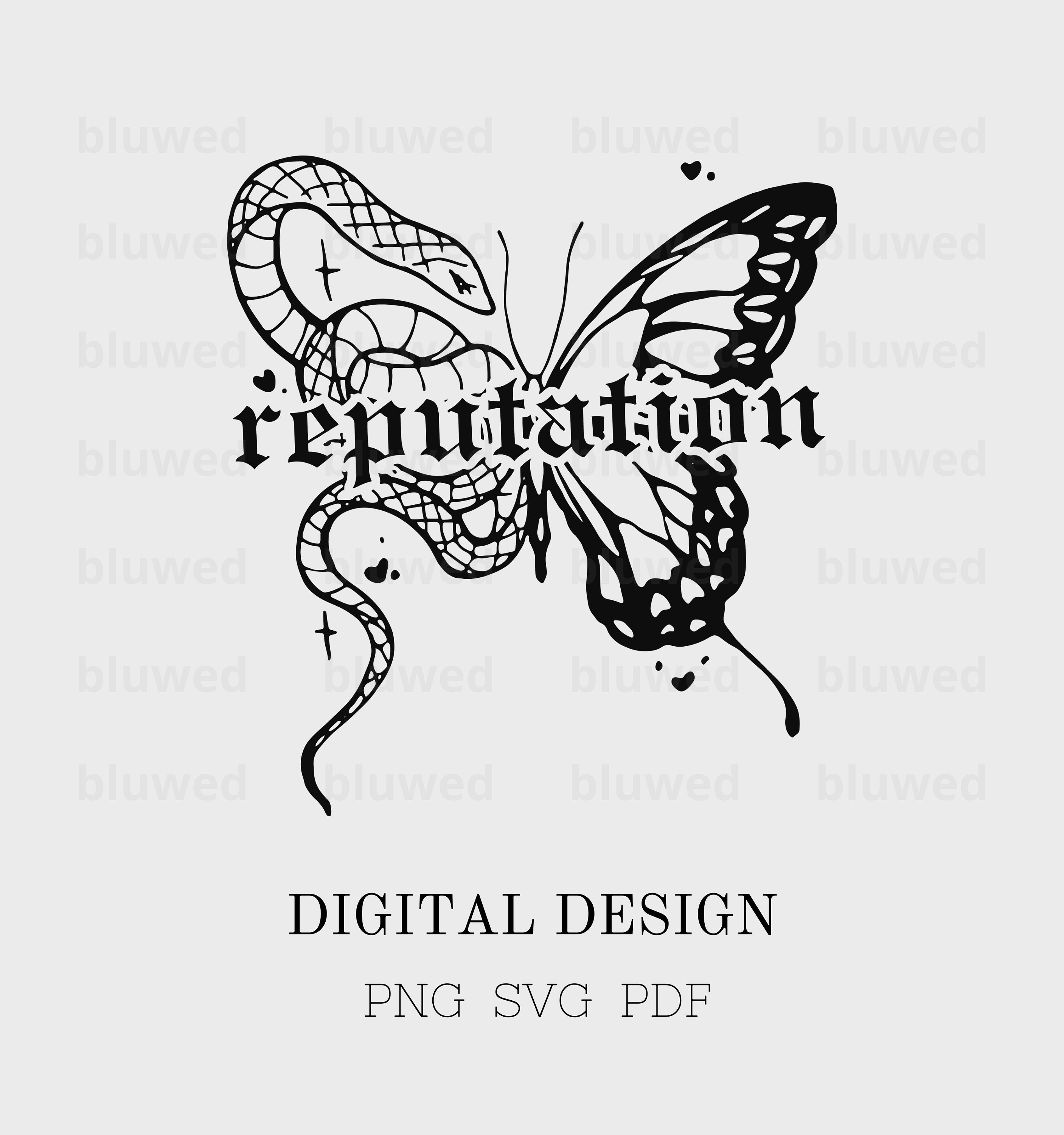 Taylor Swift Reputation Snake Png Svg, Reputation Merch, Swiftie Gift ...
