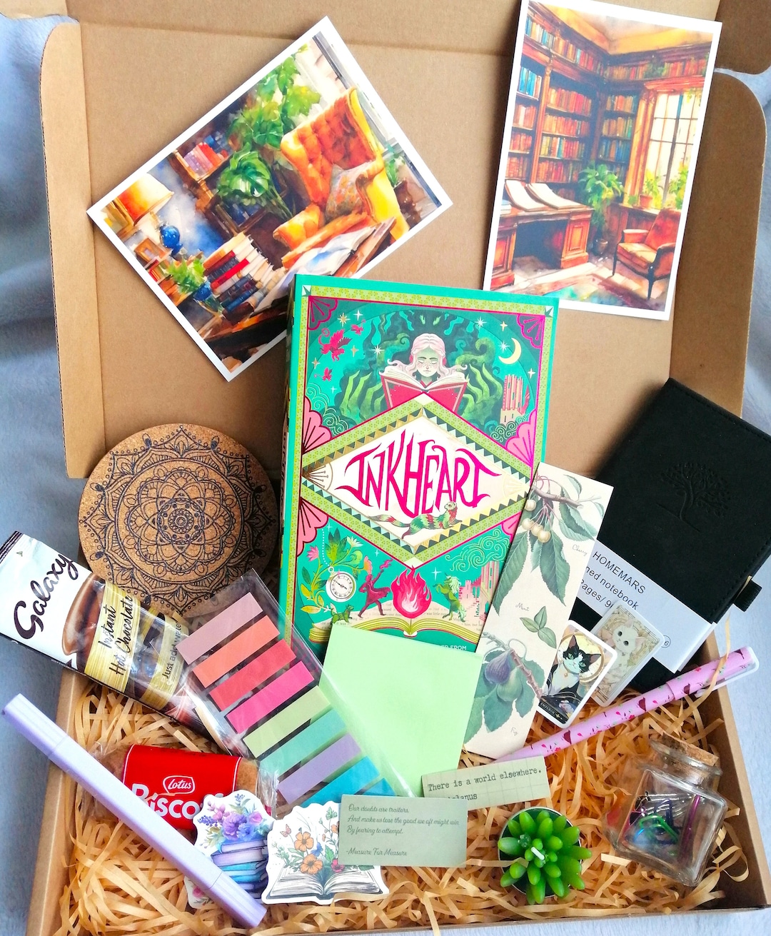 Inkheart Writer's Gift Box Author Book Gift, Writer Gift Box, Writer ...