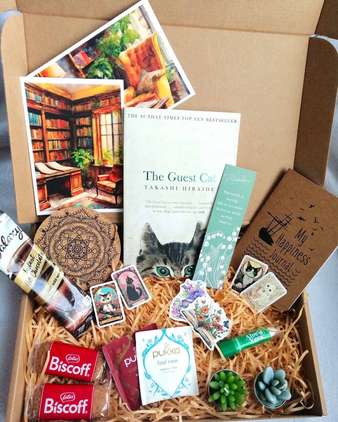 The Guest Cat Cat Lover Book Gift Set Gift Box for Book - Etsy