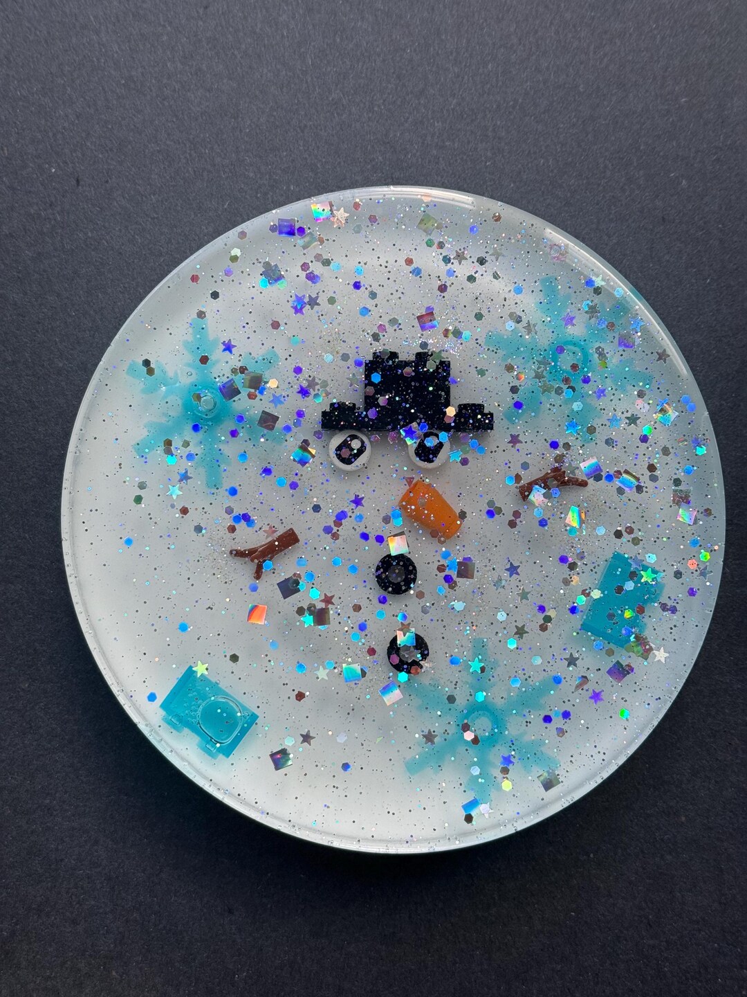 Custom Lego Bricks Melted Snowman Coaster Art Display - Etsy