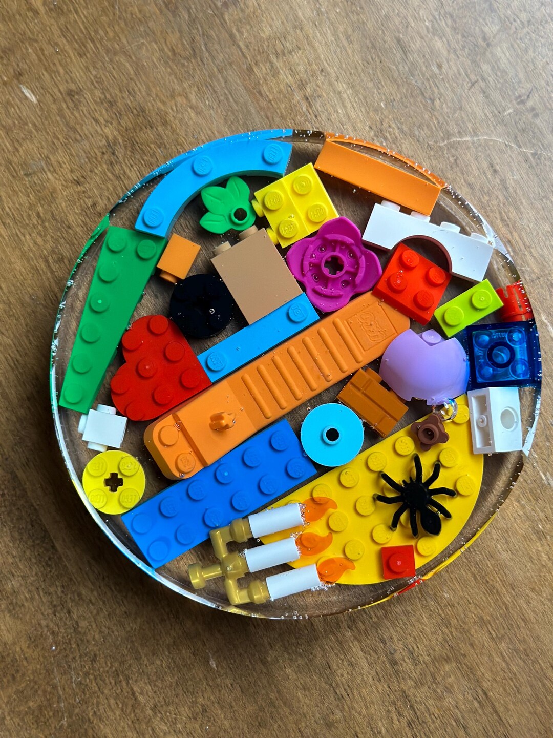 Custom Lego Bricks Display Coaster/paperweight - Etsy