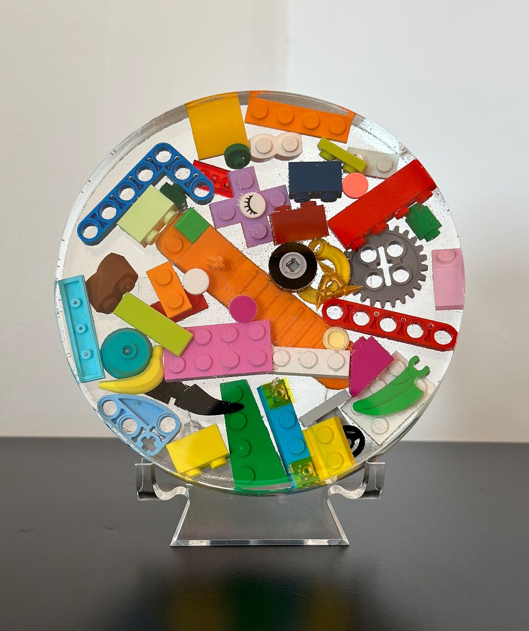 Custom Lego Bricks Display Coaster/paperweight - Etsy