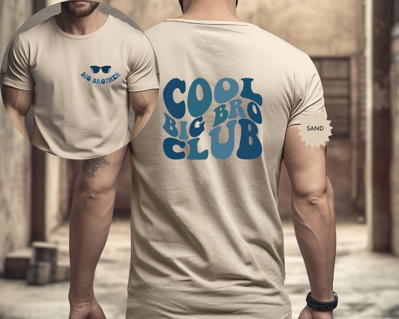 Cool Big Bro Club Shirt, Cute Sibling Toddler Tshirt, Promoted to Big ...