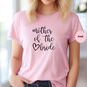 Mother of the Bride Shirt, Mother of the Groom T-shirt, Mother of the ...