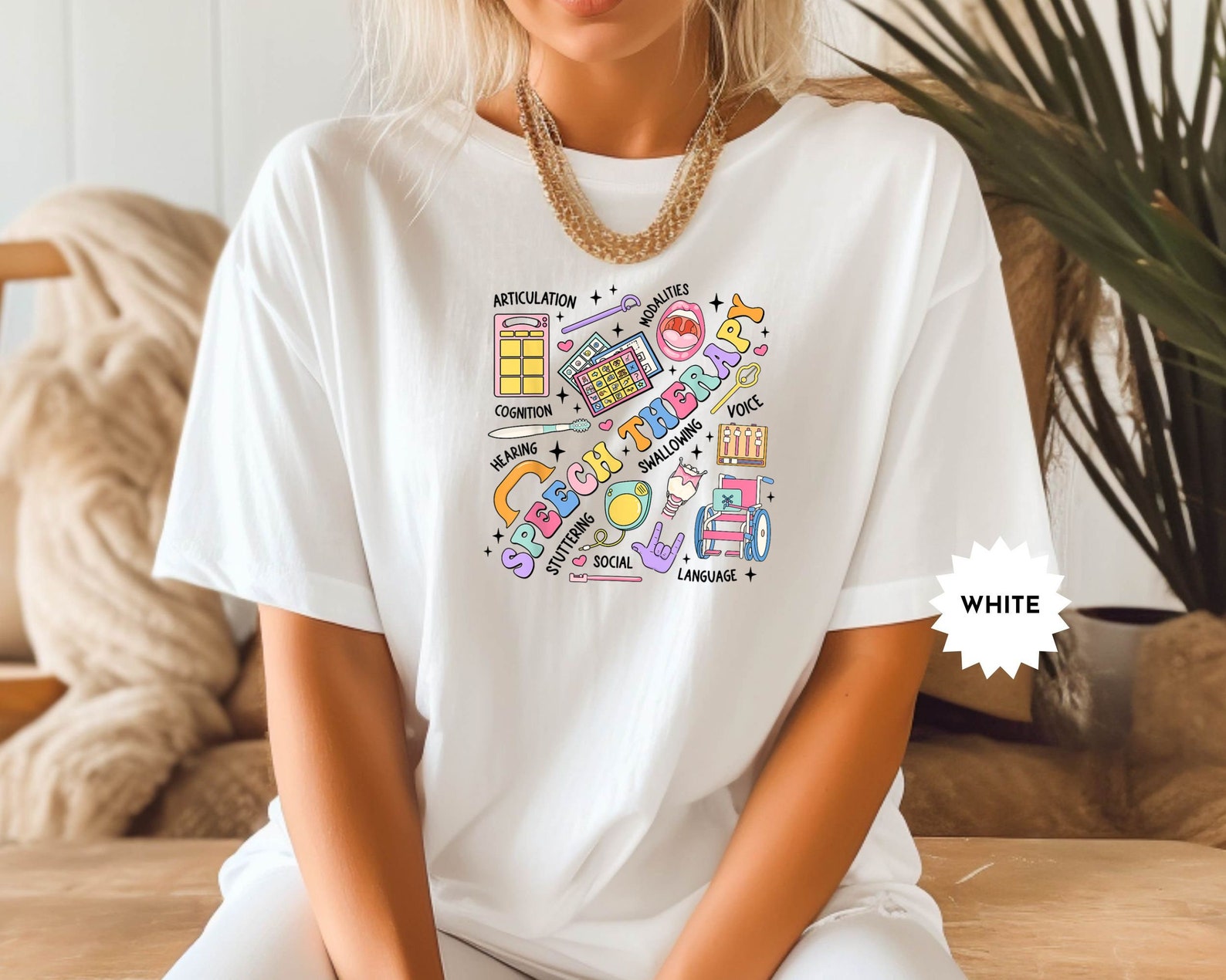 Retro Speech Therapy Shirt, Everyone Deserves A Voice Shirt, Funny SLP ...