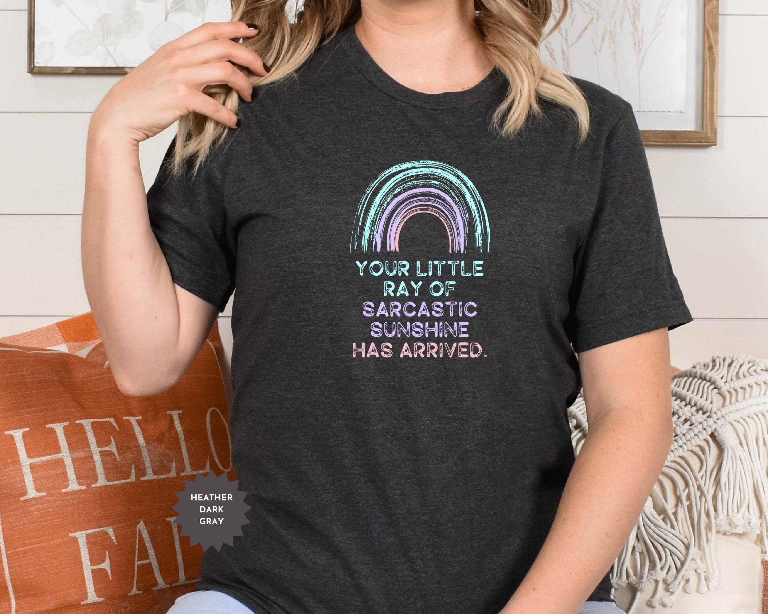 Sarcastic Sarcasm Shirt, Your Little Ray of Sarcastic Sunshine Has ...