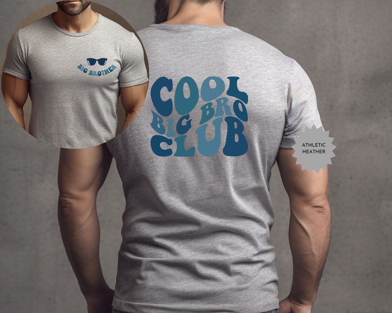Cool Big Bro Club Shirt, Cute Sibling Toddler Tshirt, Promoted to Big ...