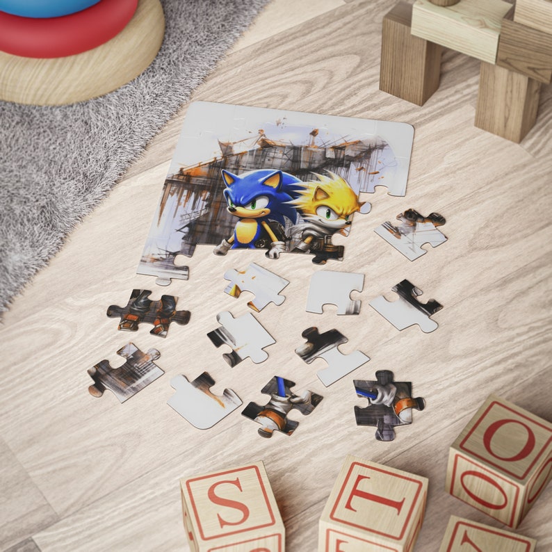 Sonic and Tails Puzzles Sonic Puzzles Sonic and Tails - Etsy