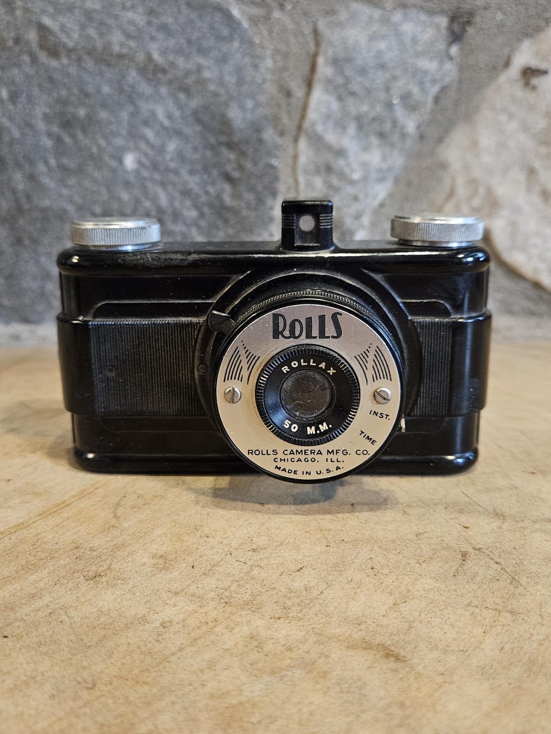 Vintage 50mm Camera, Rolls Rollax 50mm Film Camera, Mid-century Camera ...