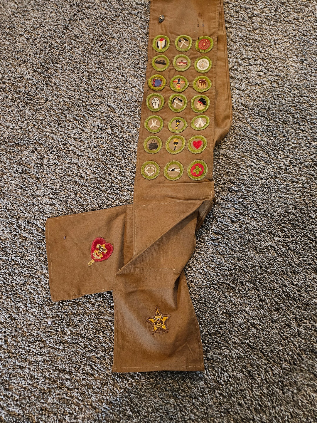 Vintage Boy Scout Sash With Type D Patches - Etsy