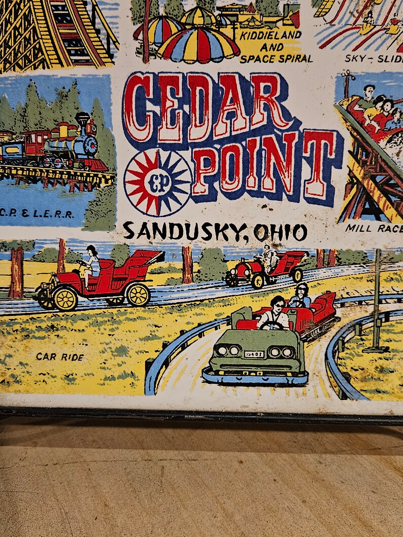Vintage Cedar Point Tile - Etsy