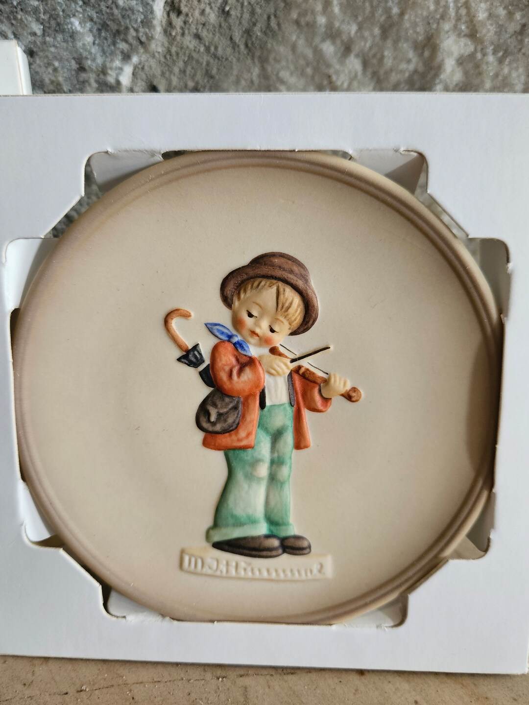 Vintage M.J. Hummel Collectable Mini Plate "little Fiddler" - 1984 - in ...