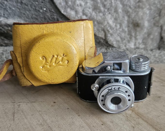 Vintage 1950s Japan Subminiature Hit Spy Camera With Leather Case - Etsy