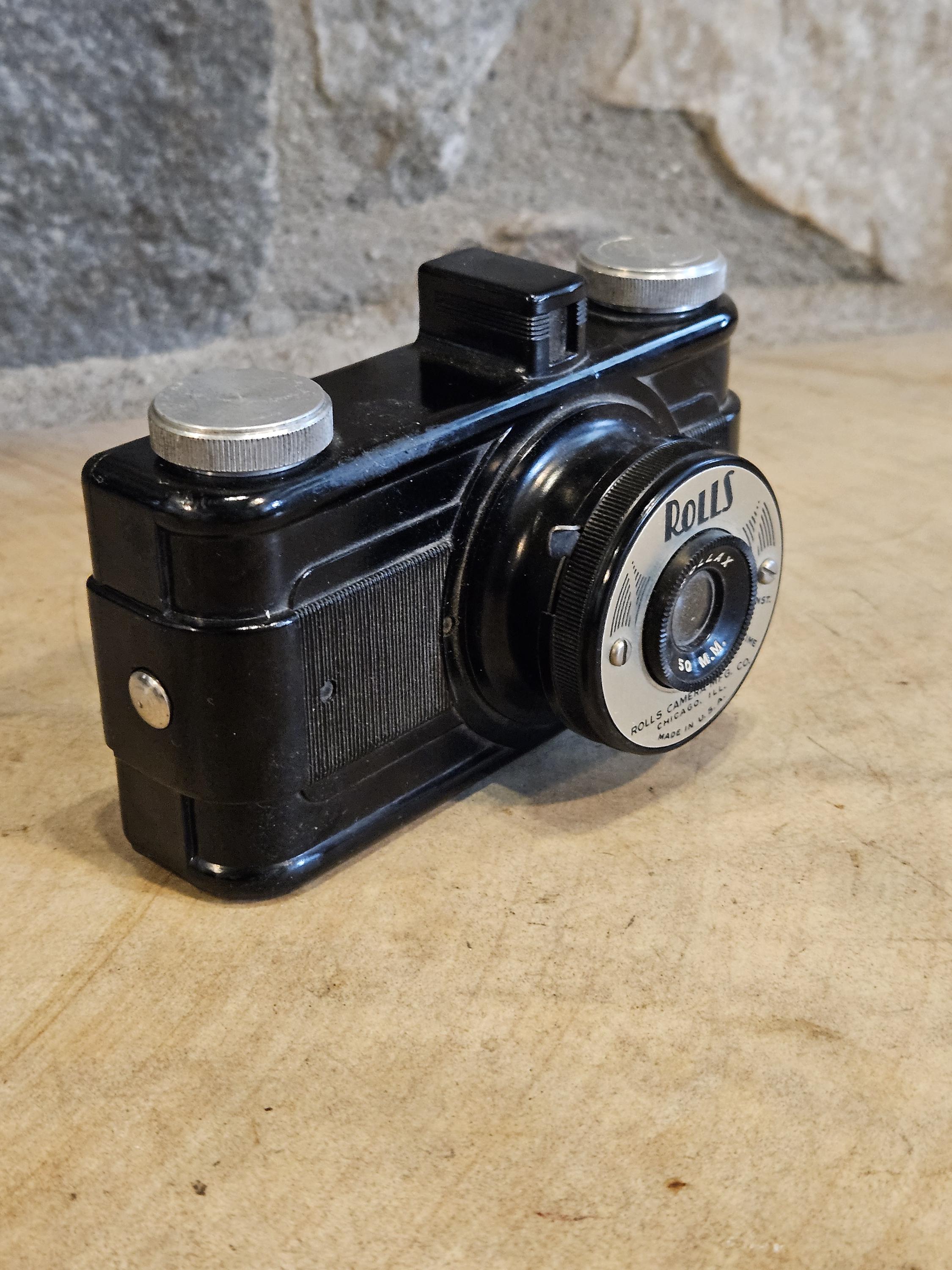 Vintage 50mm Camera, Rolls Rollax 50mm Film Camera, Mid-century Camera ...