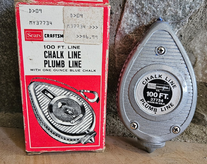 Self-chalking Chalk Box 100-Foot Chalk Line Reel With Self-Chalking ...