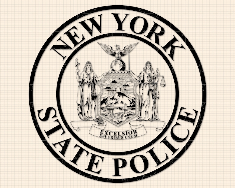 New York State Police Seal SVG Bundle, NYSP Logo Svg, New York State ...