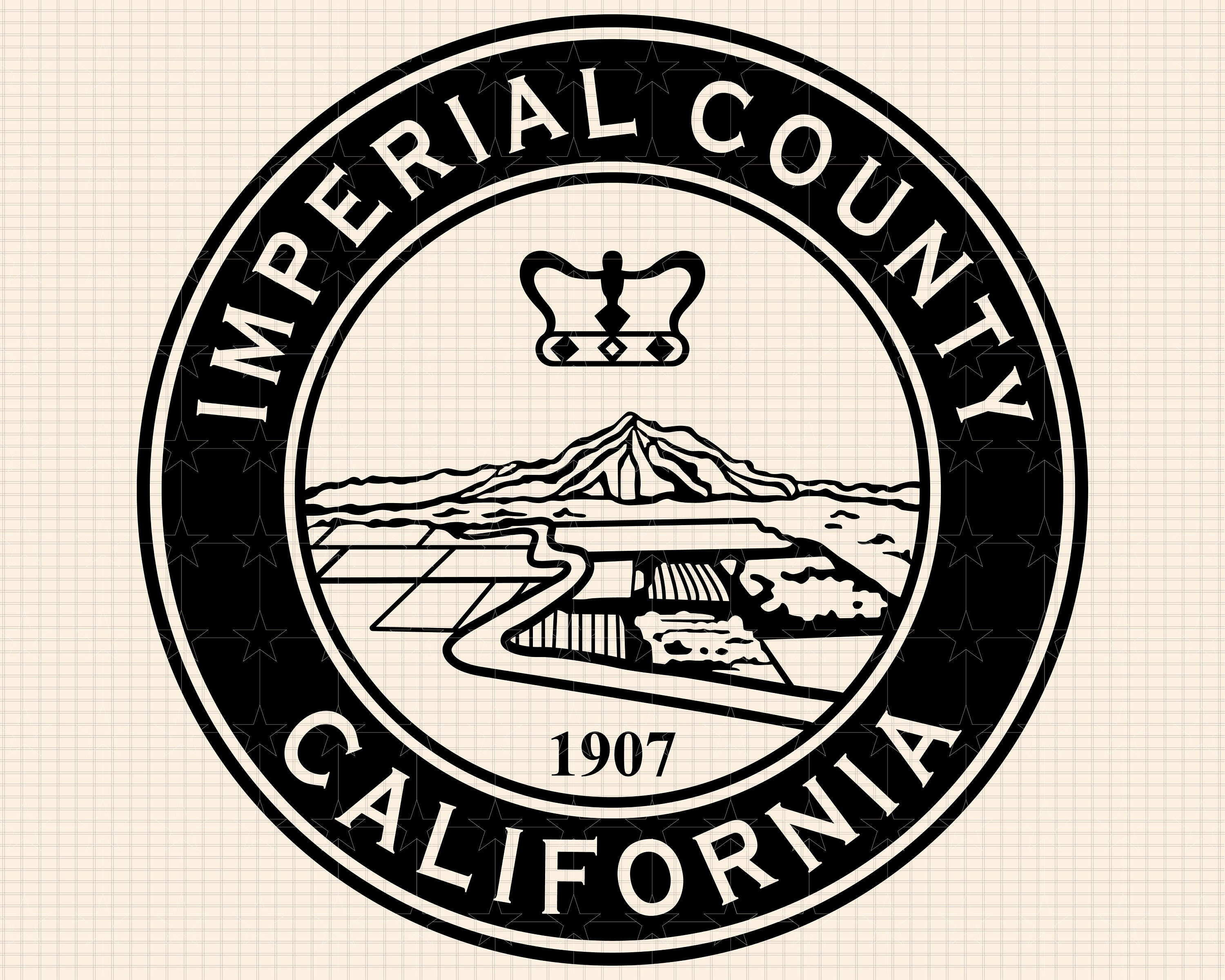 Seal of Imperial County, California SVG Bundle, County of Imperial ...