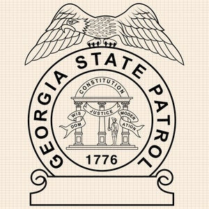 Badge of Georgia State Patrol SVG Bundle, Georgia State Patrol Seal Svg ...