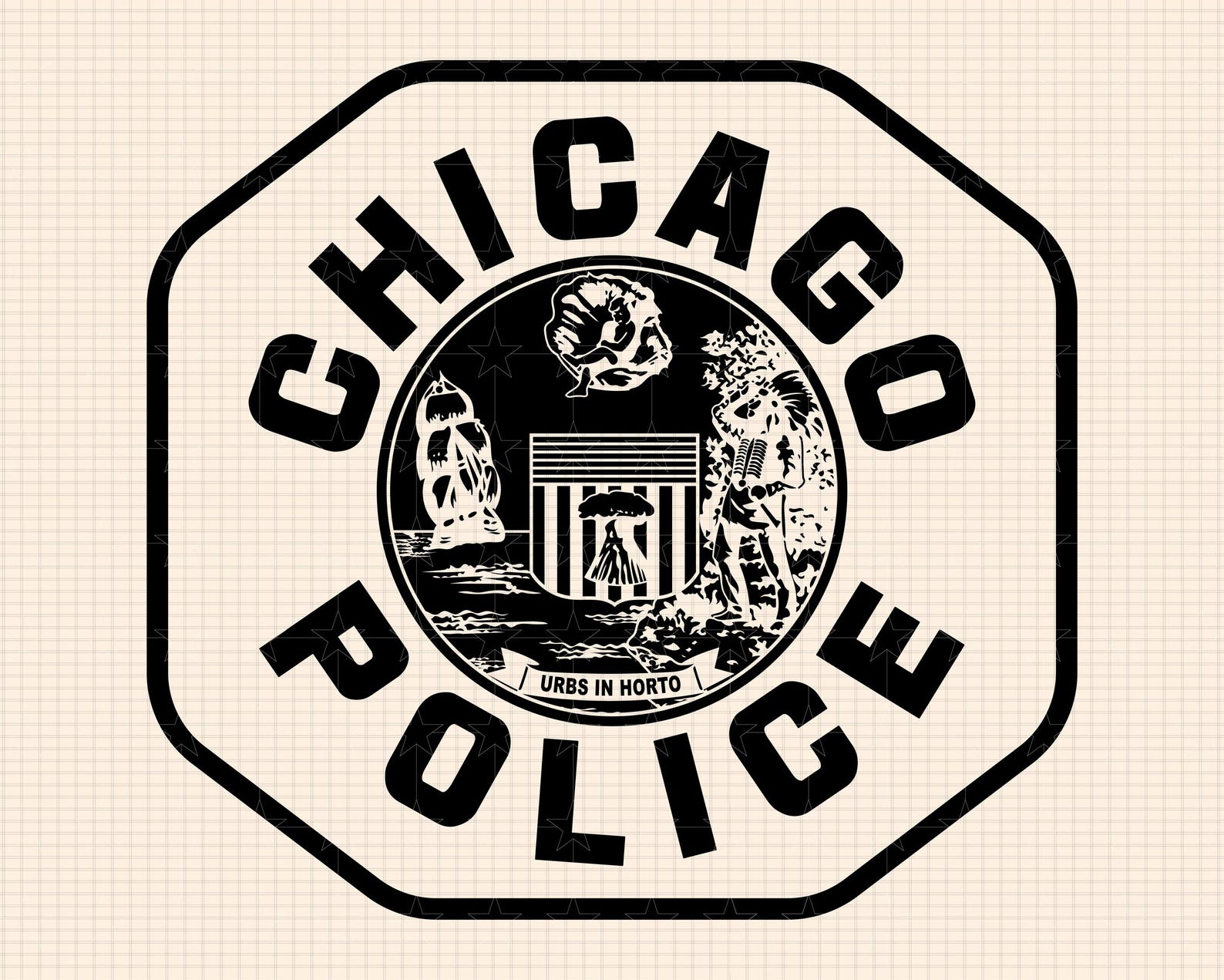 Chicago Police Department Patch SVG Bundle, Chicago Police Shoulder ...