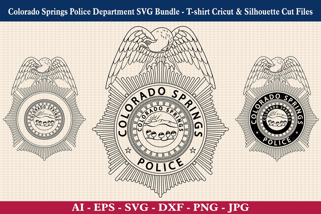 Colorado Springs Police Department SVG Bundle, Colorado Springs Police ...