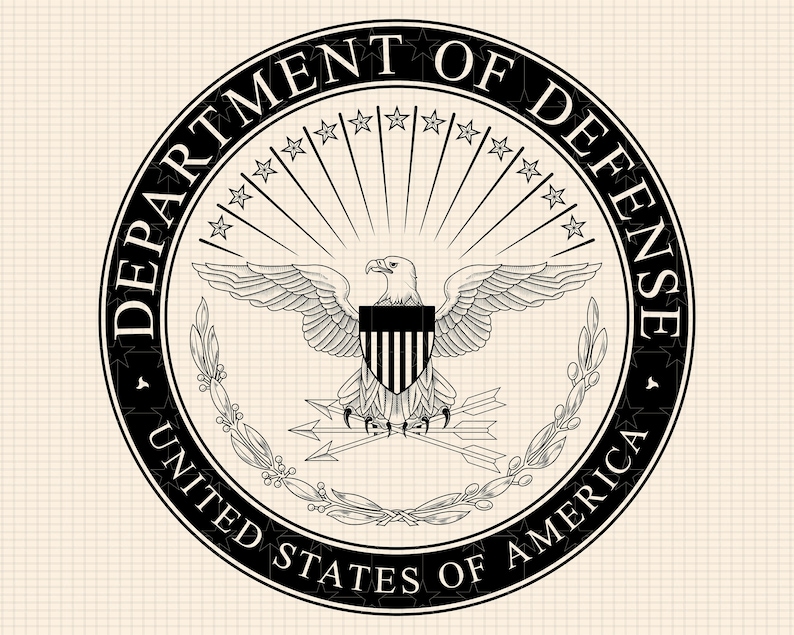 Seal of the United States Department of Defense SVG Bundle, United ...