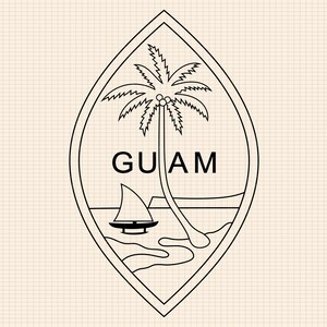 Seal of Guam SVG Bundle, Guam Emblem Vector, Guam Logo Svg, Guam ...