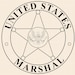 Badge of a Deputy U.S. Marshal SVG Bundle, United States Marshal Badge ...