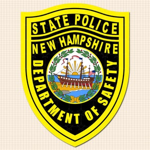 Patch of New Hampshire State Police SVG Bundle, New Hampshire State ...