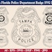 Tampa Florida Police Department Badge SVG Bundle, Tampa Police ...
