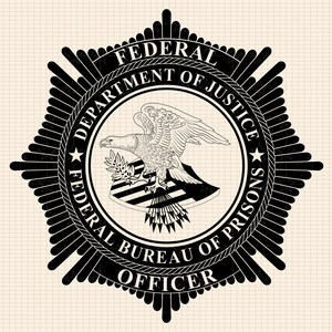 Department of Justice Federal Bureau of Prisons Badge SVG Bundle, DOJ ...