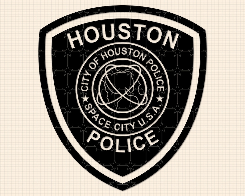 Houston Texas Police Patch SVG Bundle, Houston Police Badge Vector ...