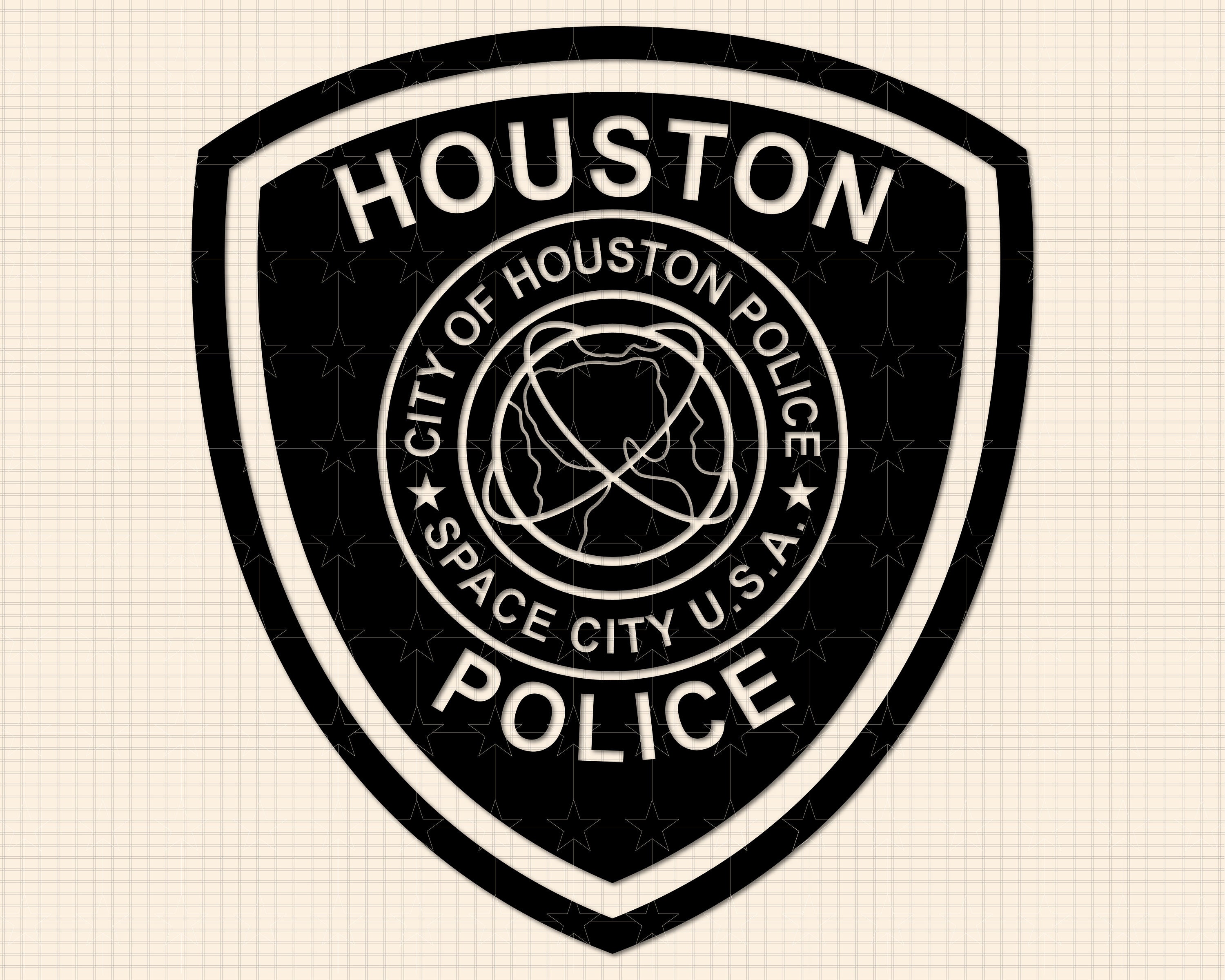 Houston Texas Police Patch SVG Bundle, Houston Police Badge Vector ...