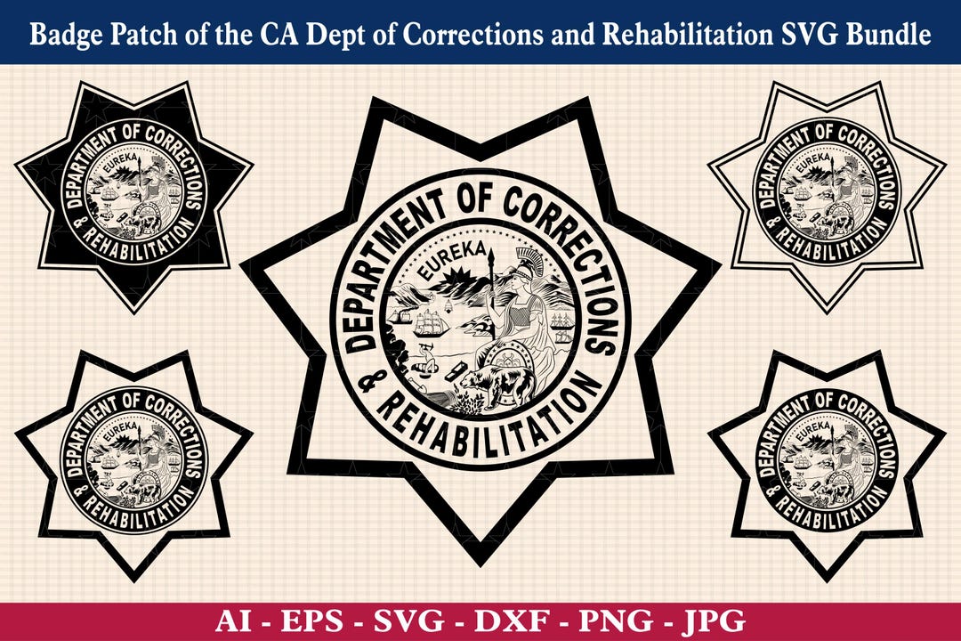 Badge Patch of the California Department of Corrections and ...