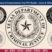 Texas Department of Criminal Justice Seal SVG Bundle, Criminal Justice ...