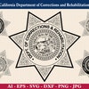 CDCR Badge Department of Corrections California Lieutenant Retired ...