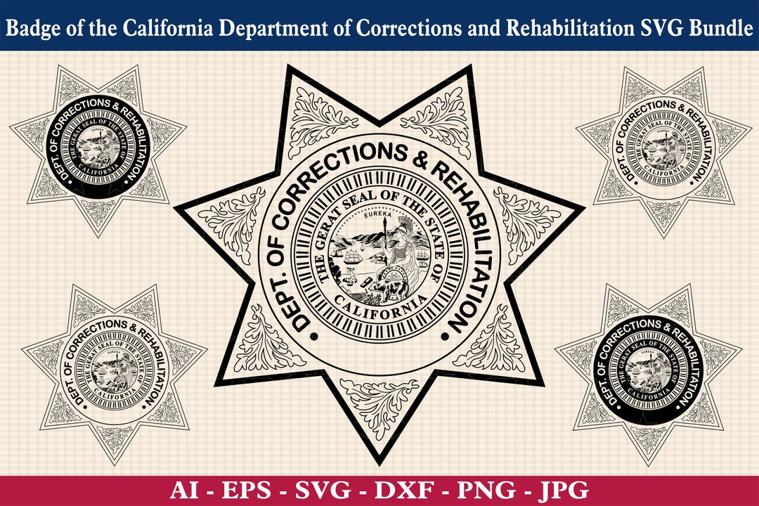 Badge Patch of the California Department of Corrections and ...