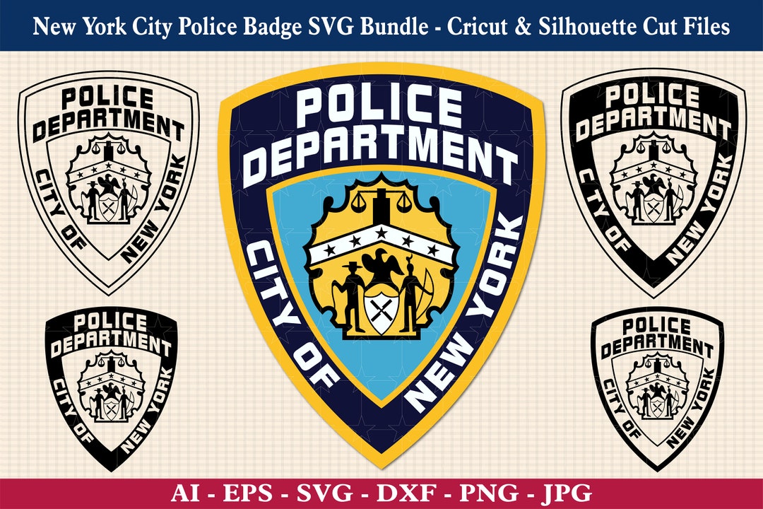 New York City Police Badge Svg Bundle, NYPD Logo Svg Bundle, New York ...