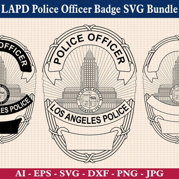 Lapd Badge - Etsy