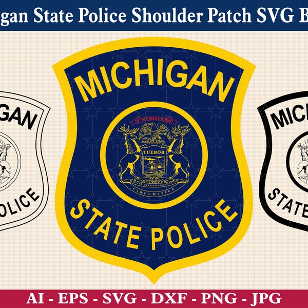 Michigan Police Patches - Etsy