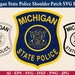 Michigan State Police Shoulder Patch SVG Bundle, Michigan State Police ...