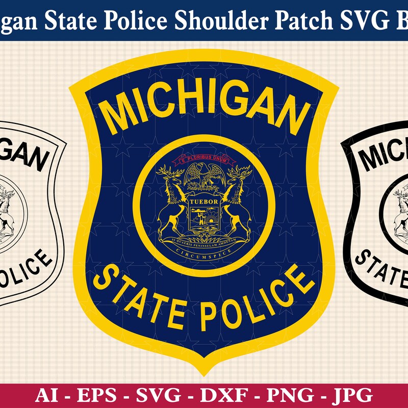 Michigan Police Patches - Etsy