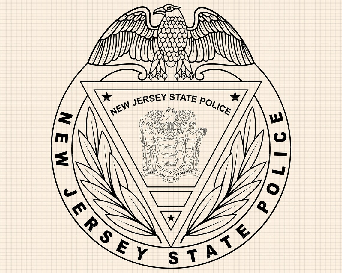 New Jersey State Police Insignia SVG Bundle, New Jersey State Police ...