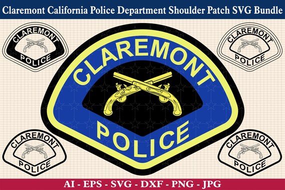 California Police Badge Patch