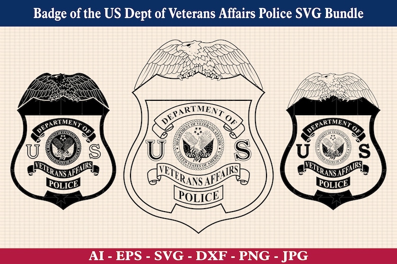 Badge of the United States Department of Veterans Affairs Police SVG ...