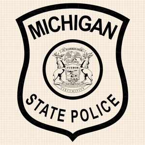 Michigan State Police Shoulder Patch SVG Bundle, Michigan State Police ...