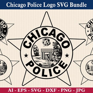 Chicago Police Logo SVG Bundle, Chicago Police Department Emblem Svg ...