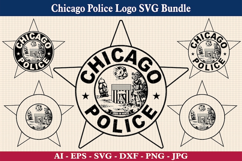 Chicago Police Logo SVG Bundle, Chicago Police Department Emblem Svg ...